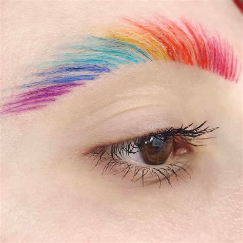Feathery Pride Brows Goth Makeup Gorgeous Makeup Editorial Makeup