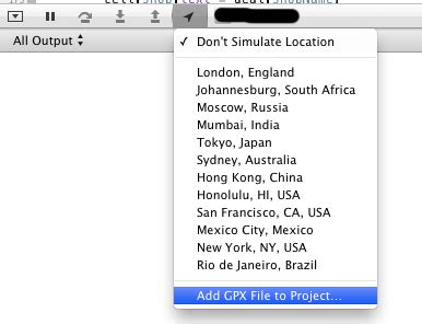 Set The Location In IPhone Simulator Stack Overflow