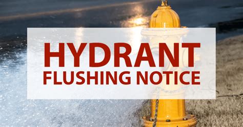 Jeffersonville Service Area Hydrant Flushing Sellersburg Water