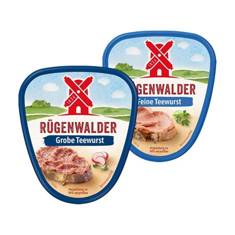 RÜgenwalder MÜhle Teewurst Versch Sorten Je 125 G Becher Ansehen