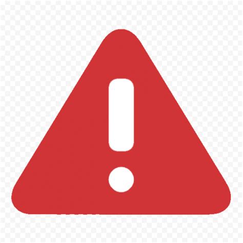 Red Warning Triangle Logo Icon Symbol Sign Citypng