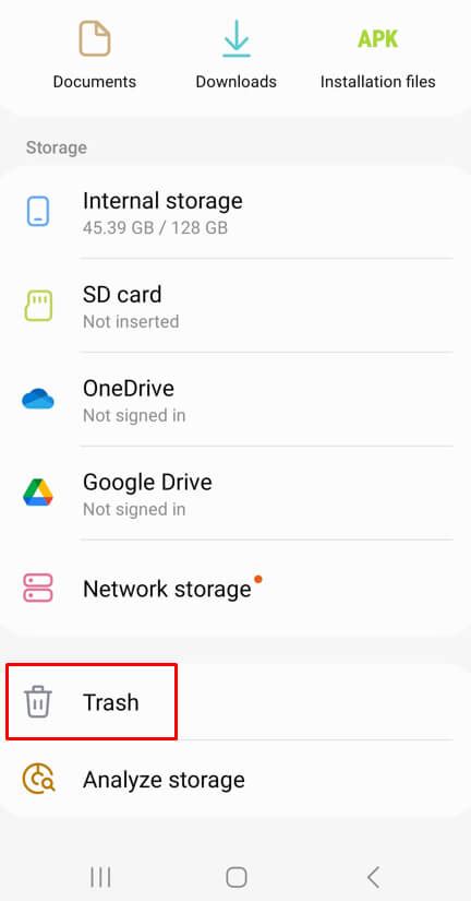 How To Find The Trash Canfolder On Your Android Phone