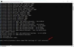How To Uninstall A Program Using CMD In Windows 10