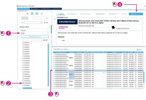 Stm32wba Bluetooth® Low Energy Stm32cubemx Application Conception