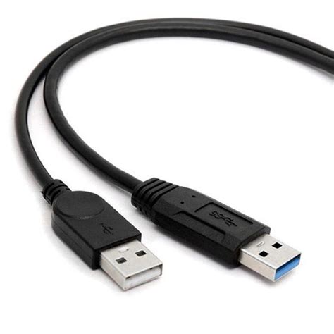 Usb 3 0 Female To Dual Usb Male Extra Power Data Y Splitter Extension Cable Ebay