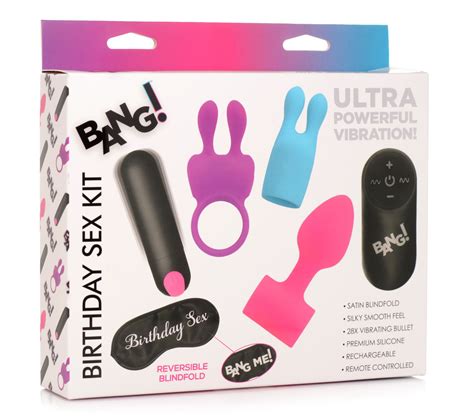 BNG AG Birthday Sex Kit C Ring Plug C Stim Bullet And Blindfold Honey S Place