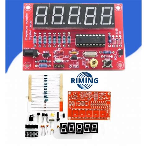 Diy Kits Rf 1hz 50mhz Crystal Oscillator Frequency Counter Meter Digital Led Tester Meter For