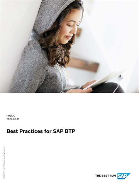Best Practices For Sap Btp Pdf Cloud Computing Software As A Service