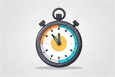 Premium Photo Stopwatch Timer Cartoon Icon Illustration