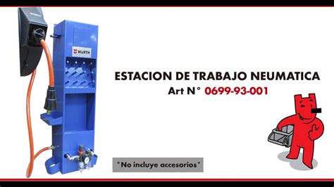 Estación De Trabajo Neumática Wurth Cod 0699 93 001 Youtube