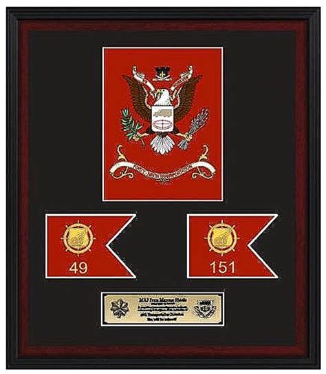 Custom Framed Battalion Colors With Company Guidons Etsy