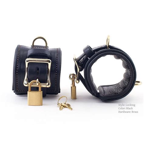 Bondage Cuffs Custom Handmade Bdsm Cuffs By Lvx Supply And Co