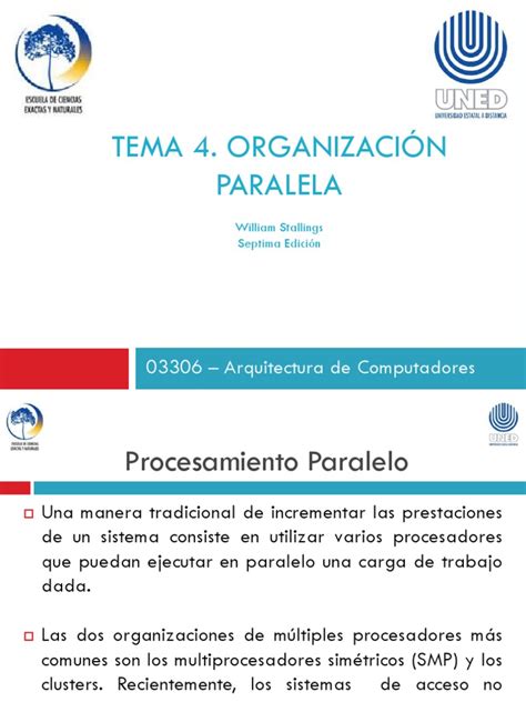 03306-Tema 4. Organización Paralela | PDF | Grupo de computadoras ...