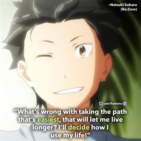 5 Amazing Re Zero Quotes Images Qta