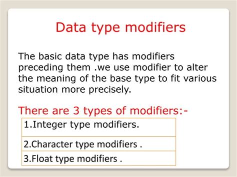 Chapter 2datatypes And Operators Ppt