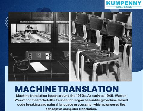 The History Of Machine Translation