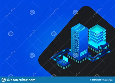 Transfer Of User Data To The Server Data Hosting Data Flow Data Storage Server Digital