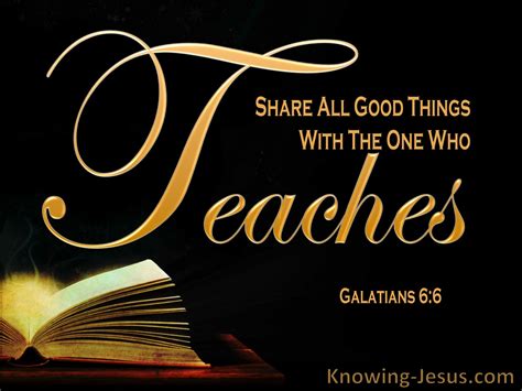 What Does Galatians 6 6 Mean