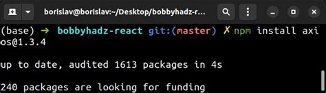 npm err code etarget no matching version found for [fixed] bobbyhadz