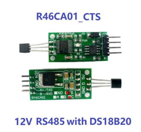Jual Modbus Rtu Ds18b20 Rs485 Rs232 Ttl Com Uart Akuisisi Suhu Sensor