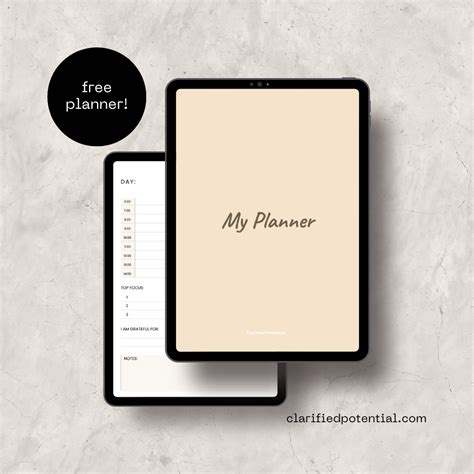 Free Digital Planner Templates Goodnotes For 2025 Clarified Potential