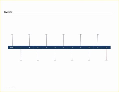 Free Timeline Template Word Of Blank Timeline Template 6 Free Download