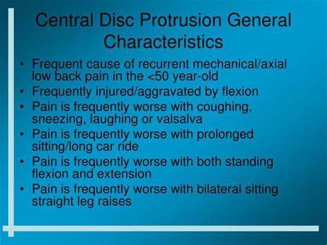 Ppt Correlating Clinical And Mri Scan Findings In Low Back Pain