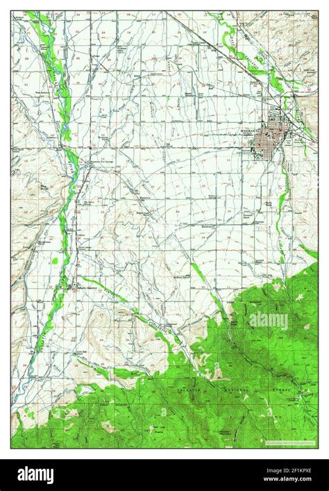 Topographic Map Bozeman Mt At Erin Patteson Blog
