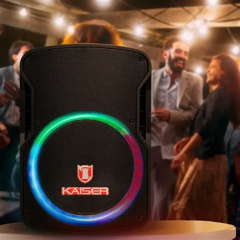Bocina Kaiser Msa 7515mx Portátil Con Bluetooth Color Negro Meses Sin