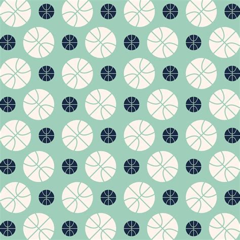 Premium Vector Basketball Exquisite Trendy Multicolor Repeating