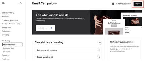 How To Create An Email On Squarespace — By Crawford