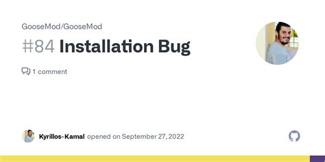 Installation Bug · Issue 84 · Goosemodgoosemod · Github