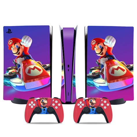 Super Mario Decal Skin For Ps5 Digital Console And 2 Controllers