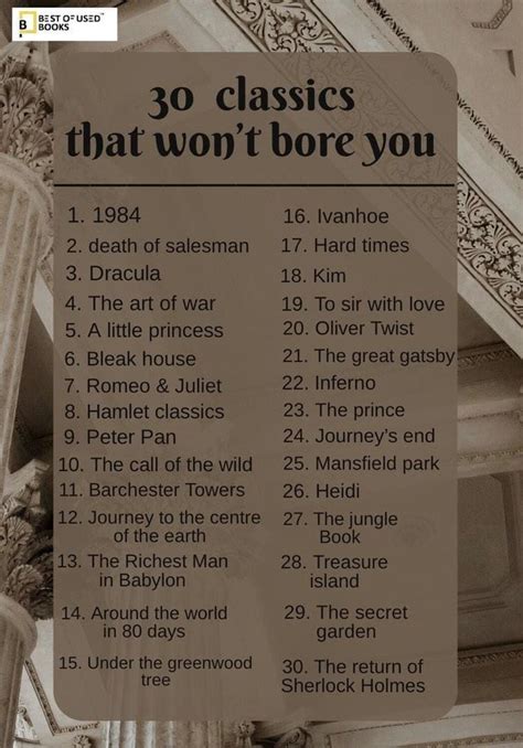 30 Classics That Wont Bore You Classic Literature Books Books To