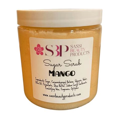 Mango Sugar Scrub Sassi Beauty Products