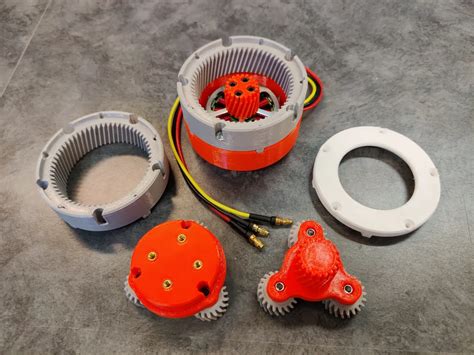 3d Printed Planetary Gearbox Building Testing Designing 41 Off
