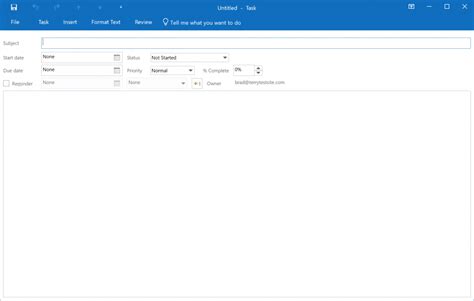 How To Create Assign And Complete Tasks In Outlook