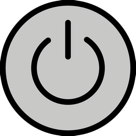 Interface On Power Ui User Flat Color Icon Vector Icon Banner Template