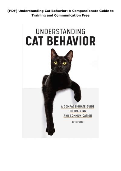 Pdf Understanding Cat Behavior A Compassionate Guide To Training And