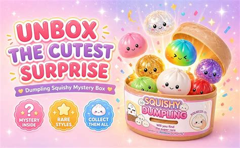 Sparkle Dumpling Squishy 2026 New Dumpling Squishy