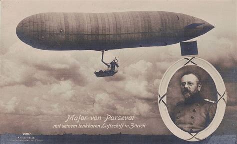 Major Von Parseval Mit Seinem Luftschiff Parseval Vi Gebraucht In Sevgein Für Chf 36 Mit