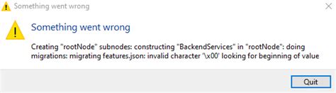 Docker Something Went Wrong