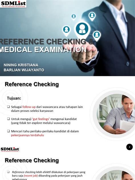 Reference Checking And Medical Examination Pdf