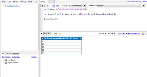 Learn Net Framework Linqpad