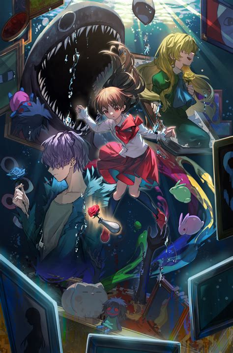 Ib Garry Mary And Doll Ib Drawn By Aharart Danbooru