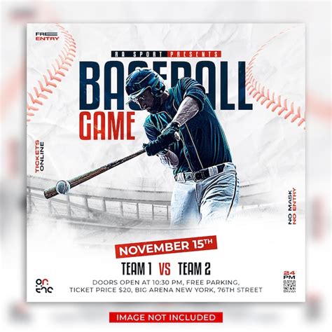 Baseball Game Day Psd 11000 High Quality Free Psd Templates For Download