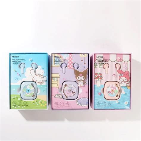 귀여운 시나모롤 마이 멜로디 쿠로미 만화 놀이공원 Tws 블루투스 헤드셋 애니메이션 산리오 소녀 하트 귀여운 소녀 선물