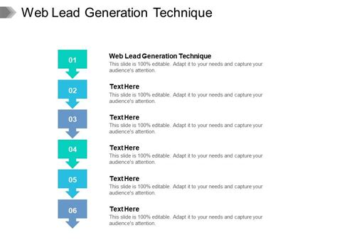 web lead generation technique ppt powerpoint presentation slides show