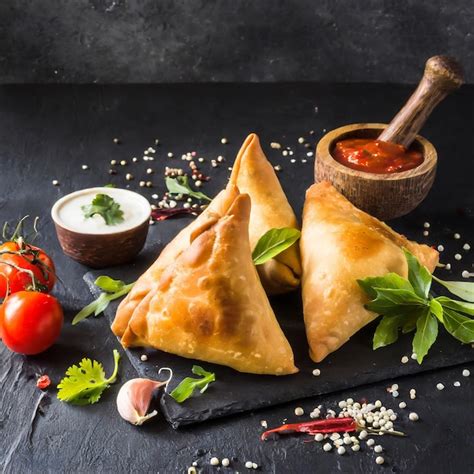 Premium Ai Image Samosa Or Singara Traditional Fried Or Baked