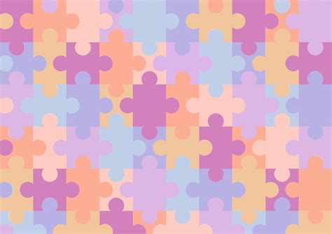 Colorful Puzzle Background